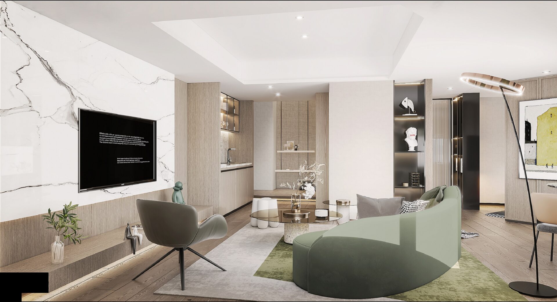 Central Plaza Apartment Model Room | LOOP Design Awards