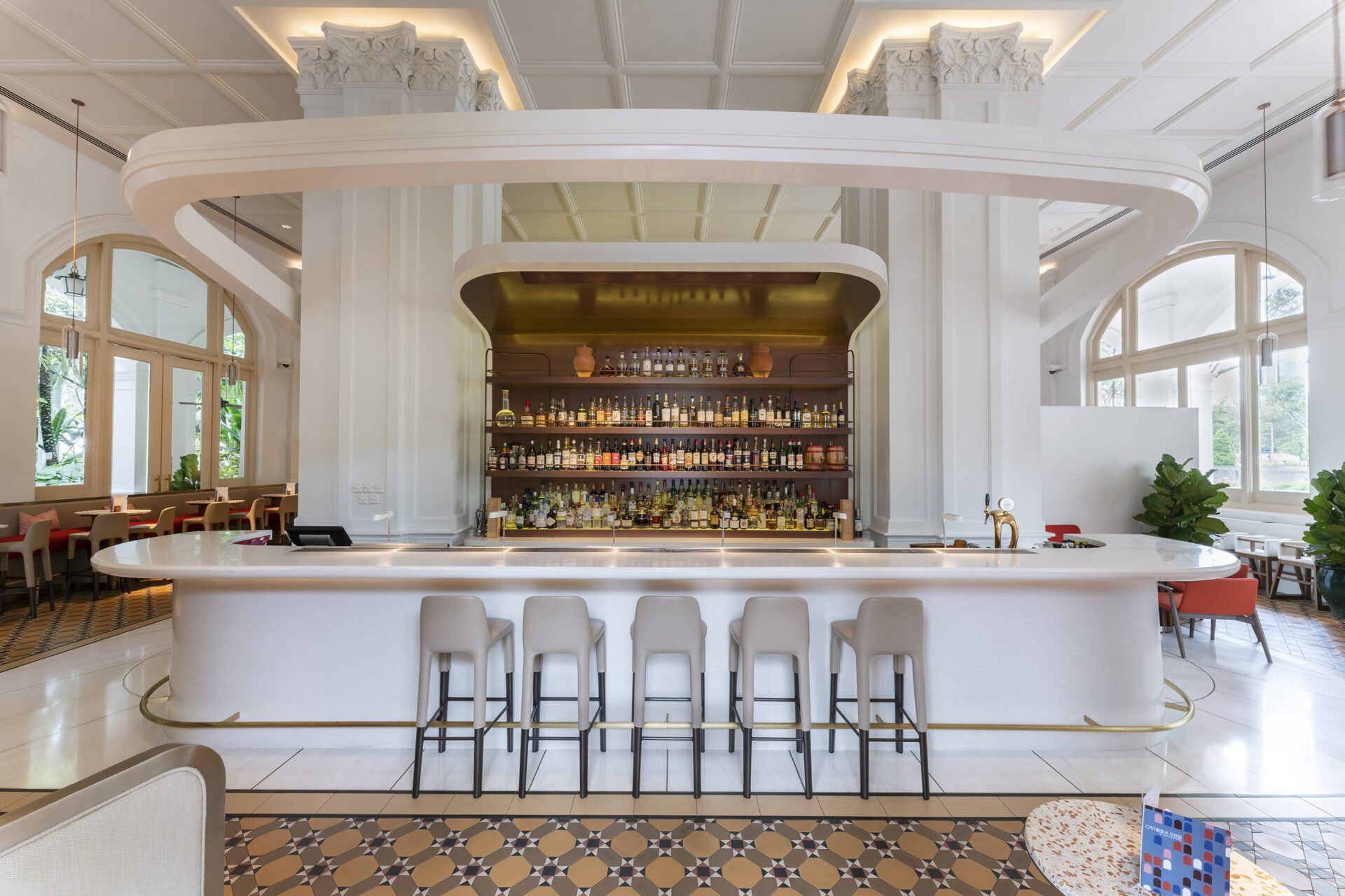 OSTERIA BBR by Alain Ducasse, Raffles Singapore | LOOP Design Awards