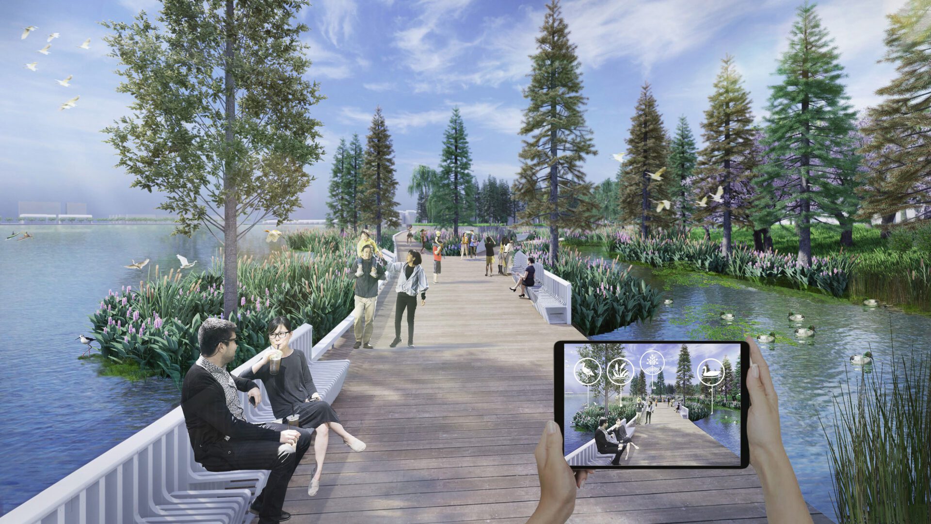 Qingjian Lake Open Space Renewal Through an ESG Approach | LOOP Design ...